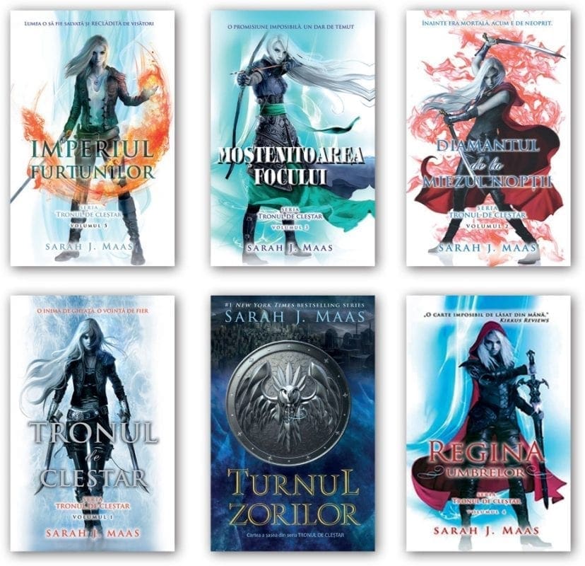 Seria Tronul de Cleștar - Sarah J. Maas - 350 Lei